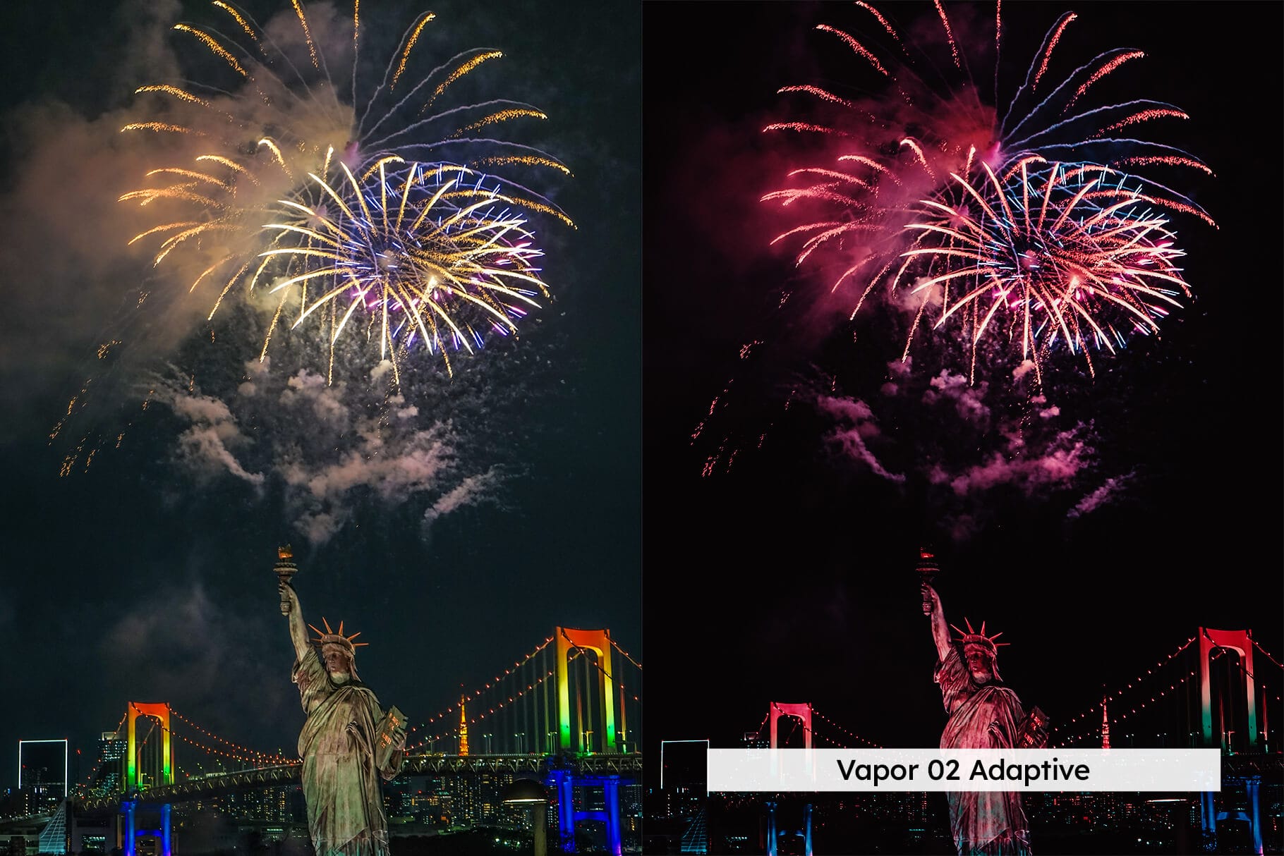 20 Fireworks Night Lightroom Presets and LUTs